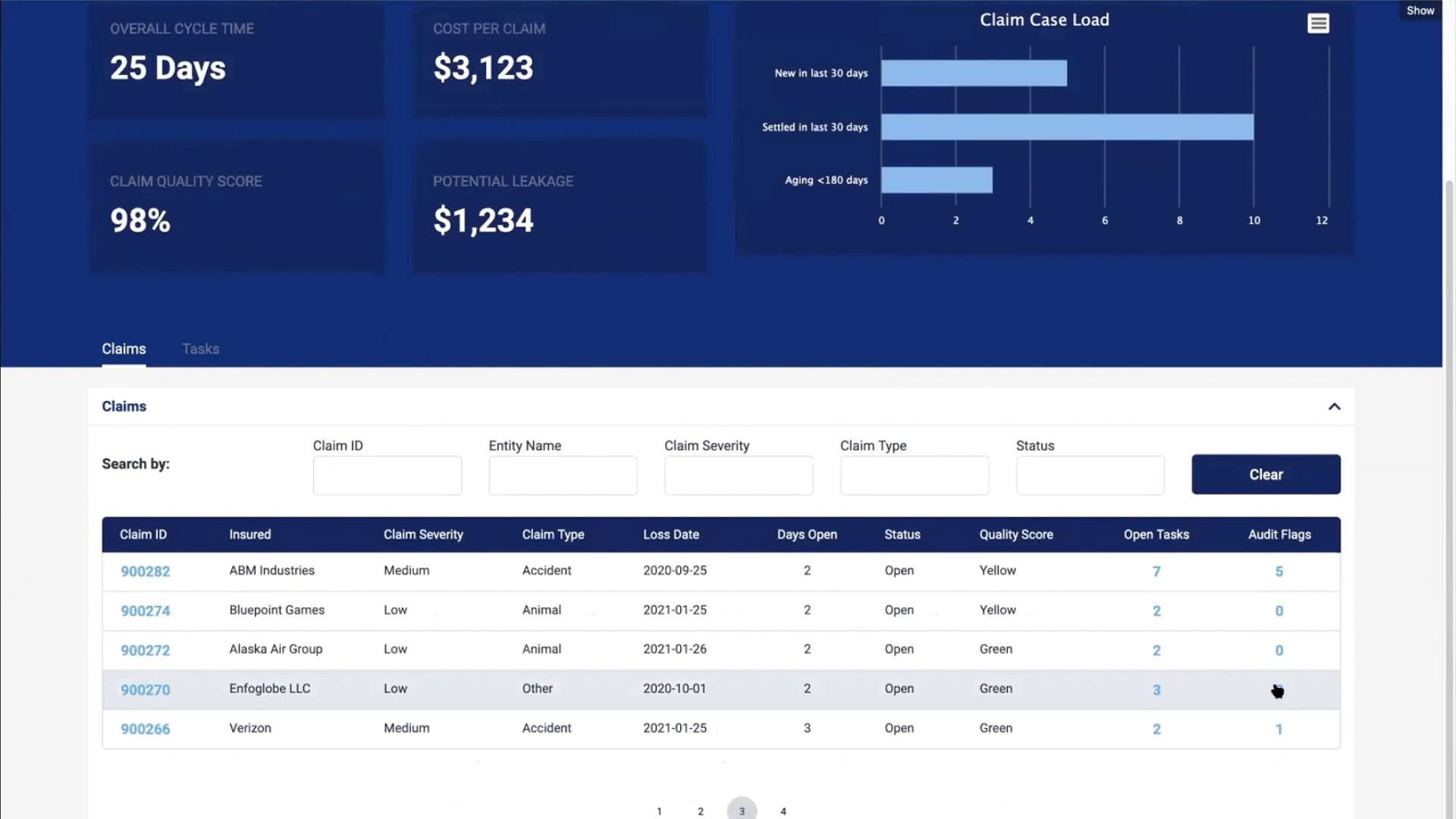 Demo: Claims Management Auto Insurance | Unqork Enterprise Application ...